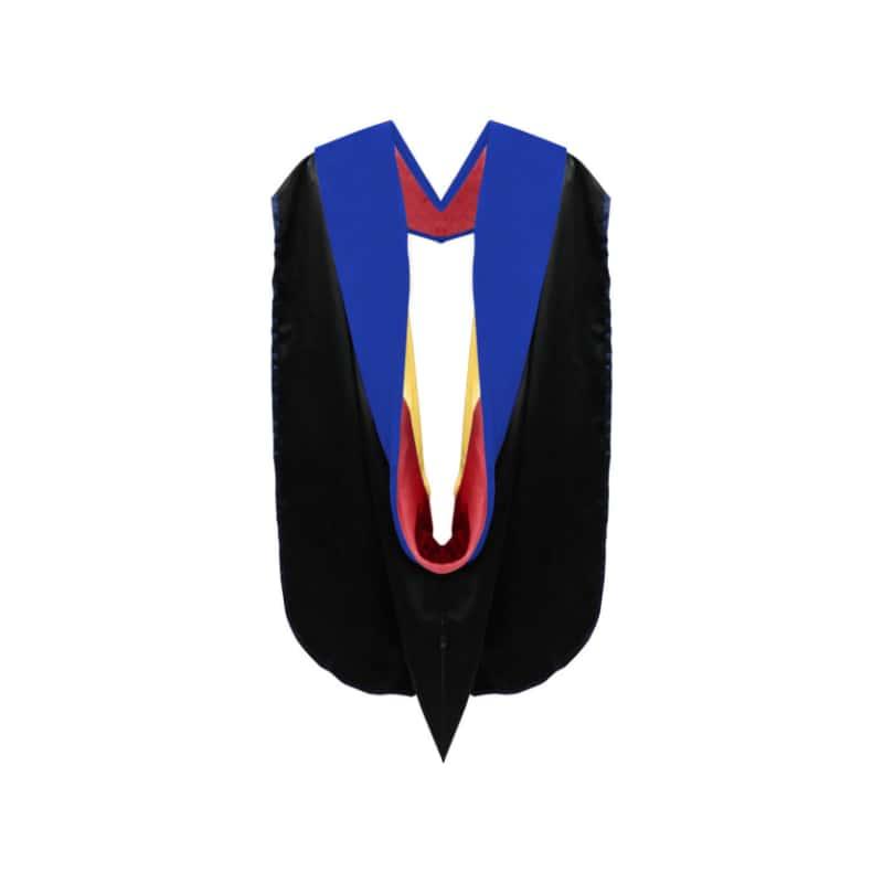 Phd Doctor Hood Royal Blue Velvet - Red & Gold - The Official Source ...