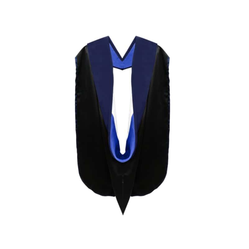 PhD Doctor Hood Dark Blue Velvet - Royal Blue & White - The Official ...