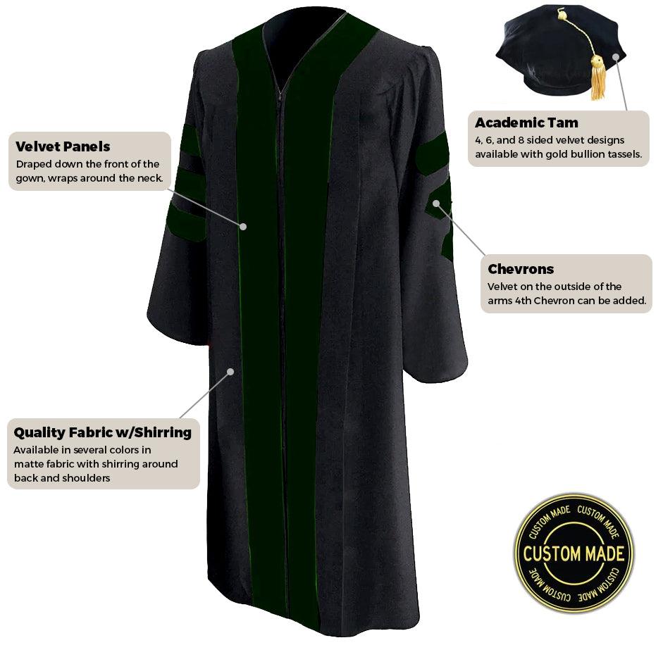 Custom Classic Doctoral Gown and Tam Package - The Official Source for ...