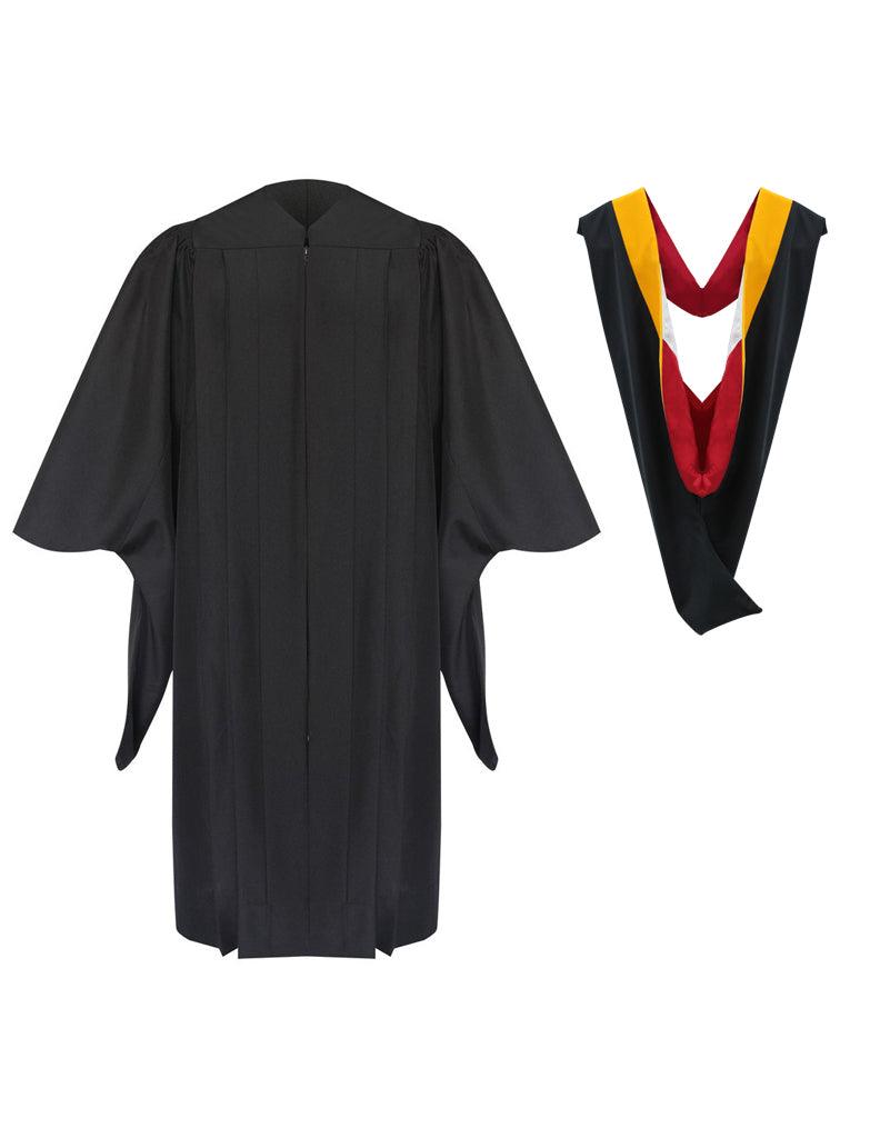 Deluxe Masters Gown & Hood Package - The Official Source for Graduation ...
