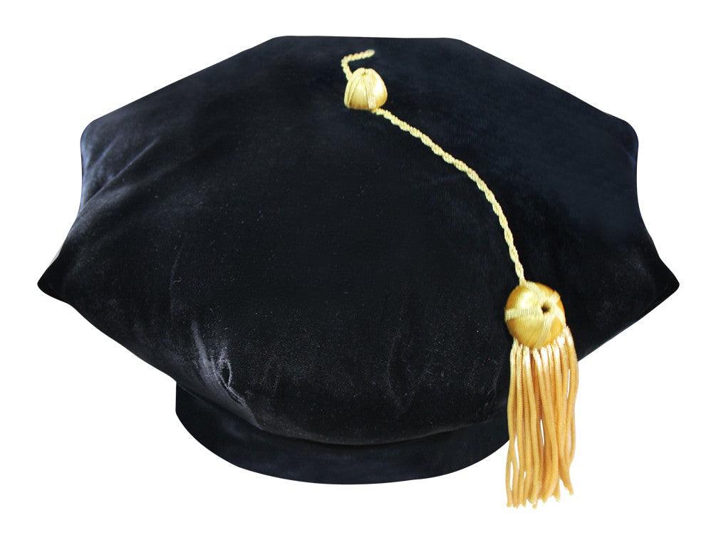 Deluxe Doctorate 8 Sided Tam - The Official Source for Graduation Gown ...