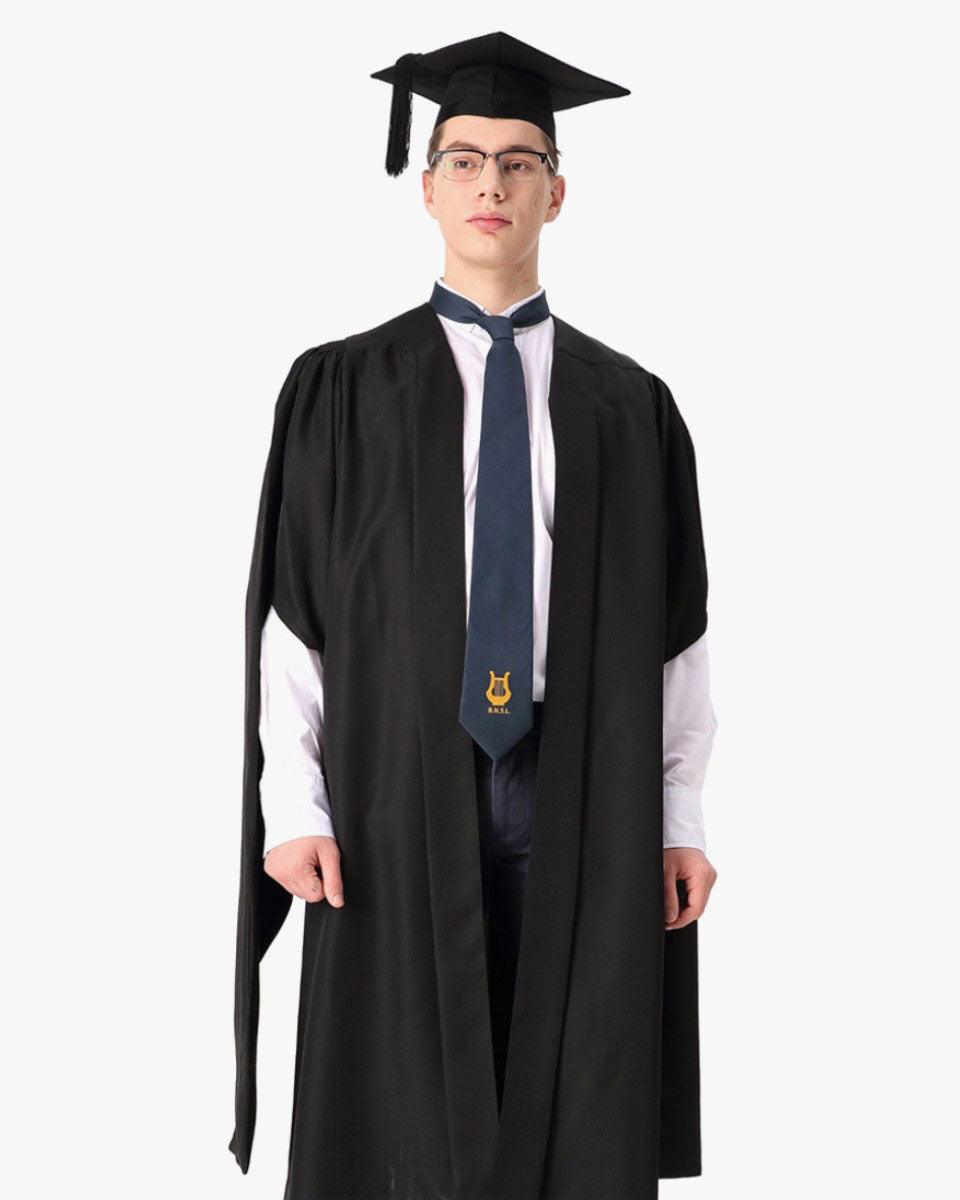 Deluxe Fluted Master Academic Gown & Mortarboard - The Official Source ...