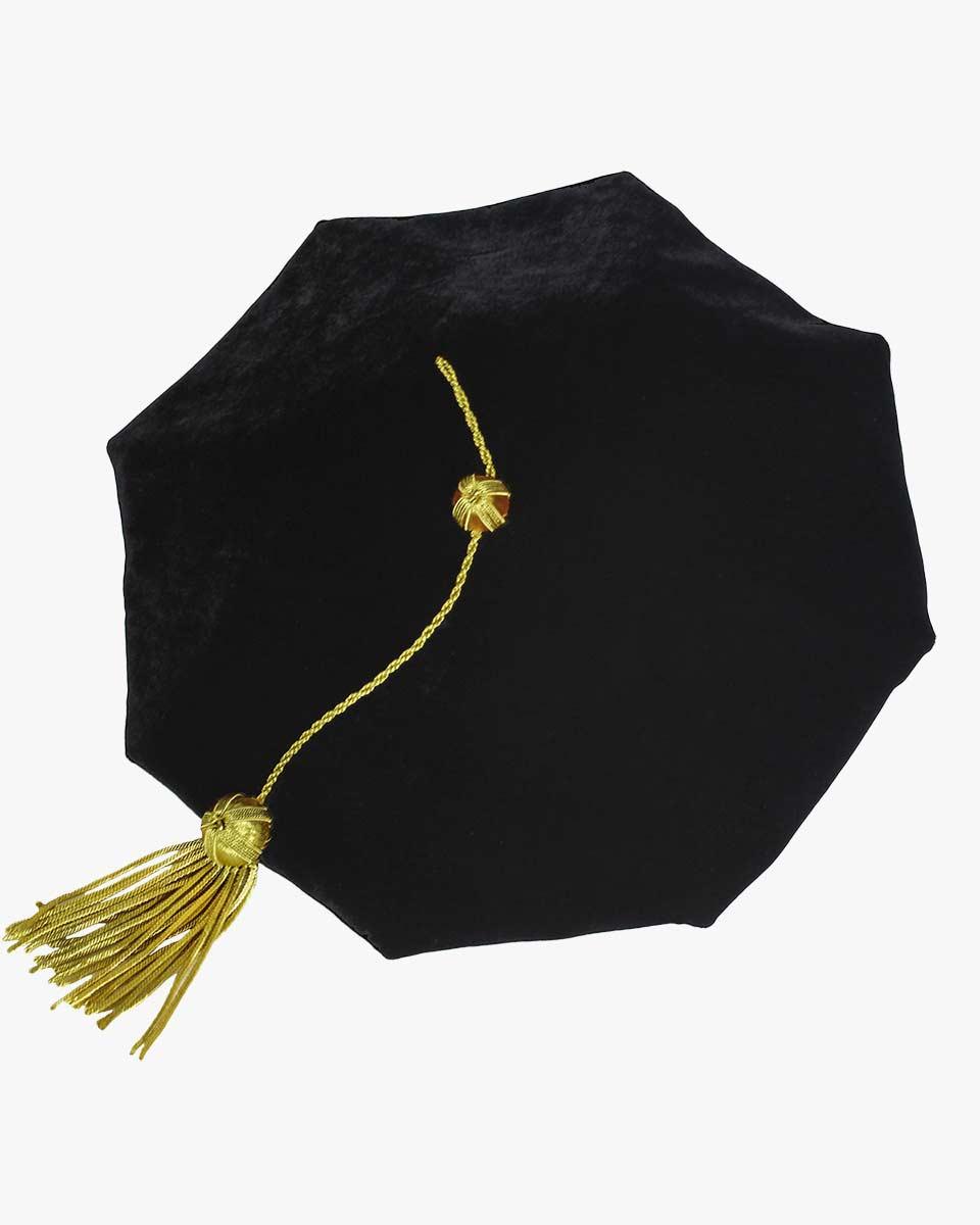 Black Deluxe Doctorate Tam – 4-6-8 Sided Available - The Official ...