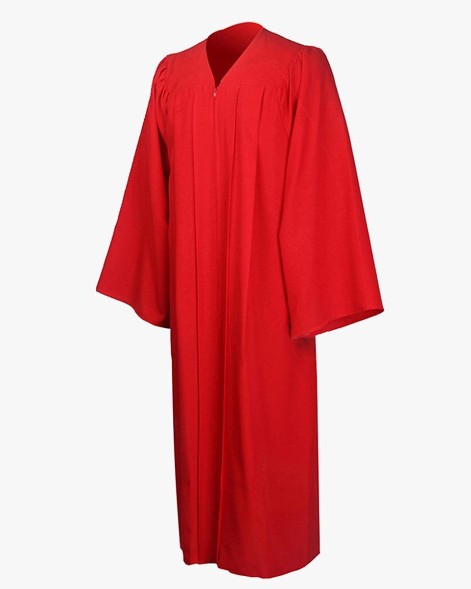 High School Premium Matte Graduation Gown Only - Red TEST - The ...